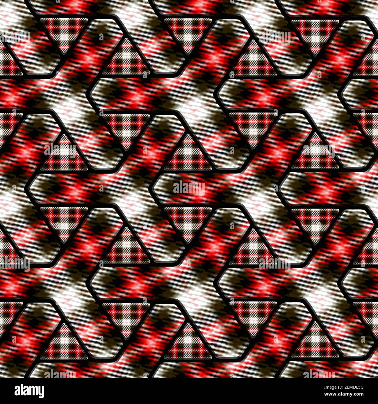 Render of seamless background tile with cloth motive pattern and ...