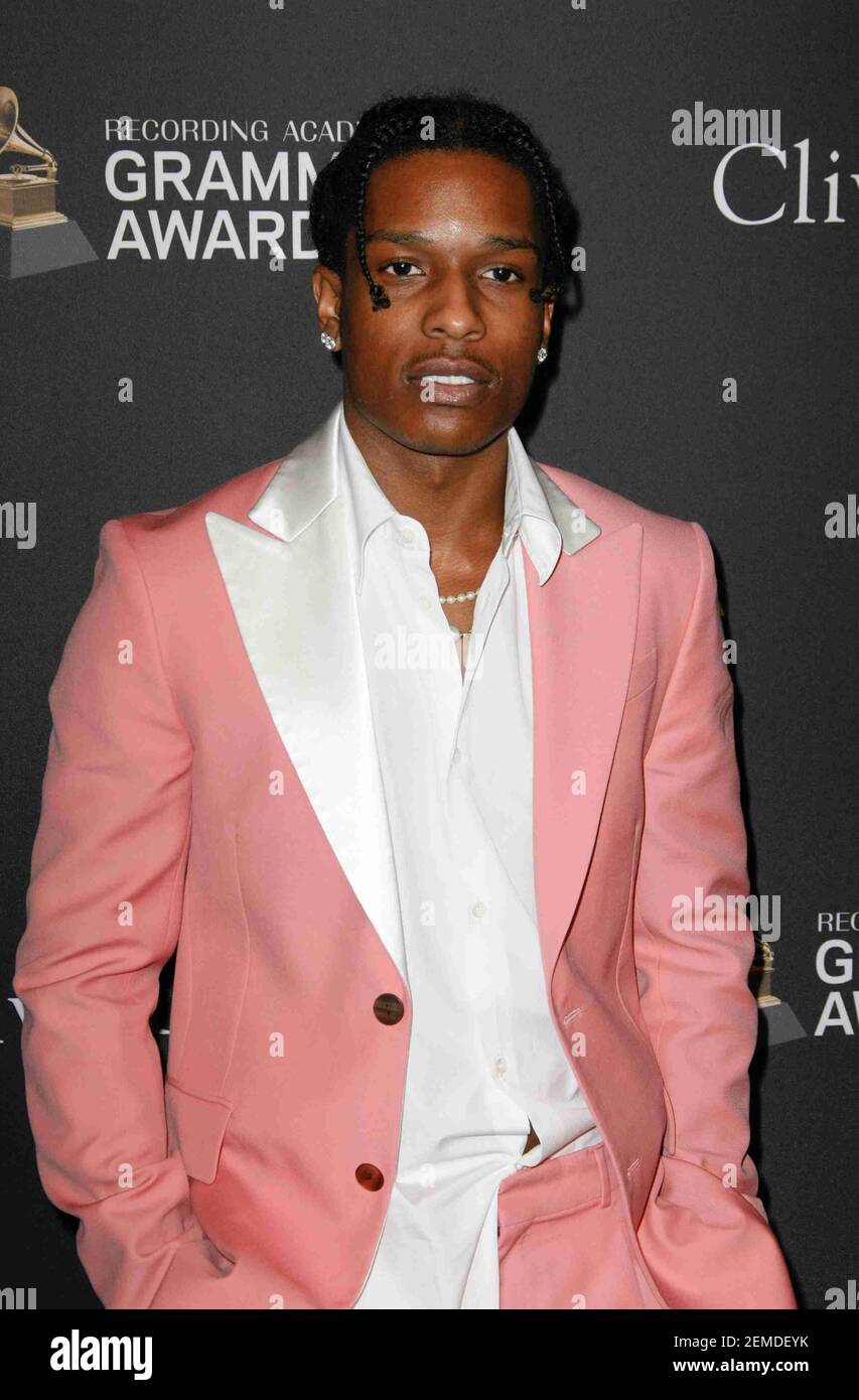 BEVERLY HILLS, CA- FEBRUARY 09: ASAP Rocky at the Clive Davis Pre ...