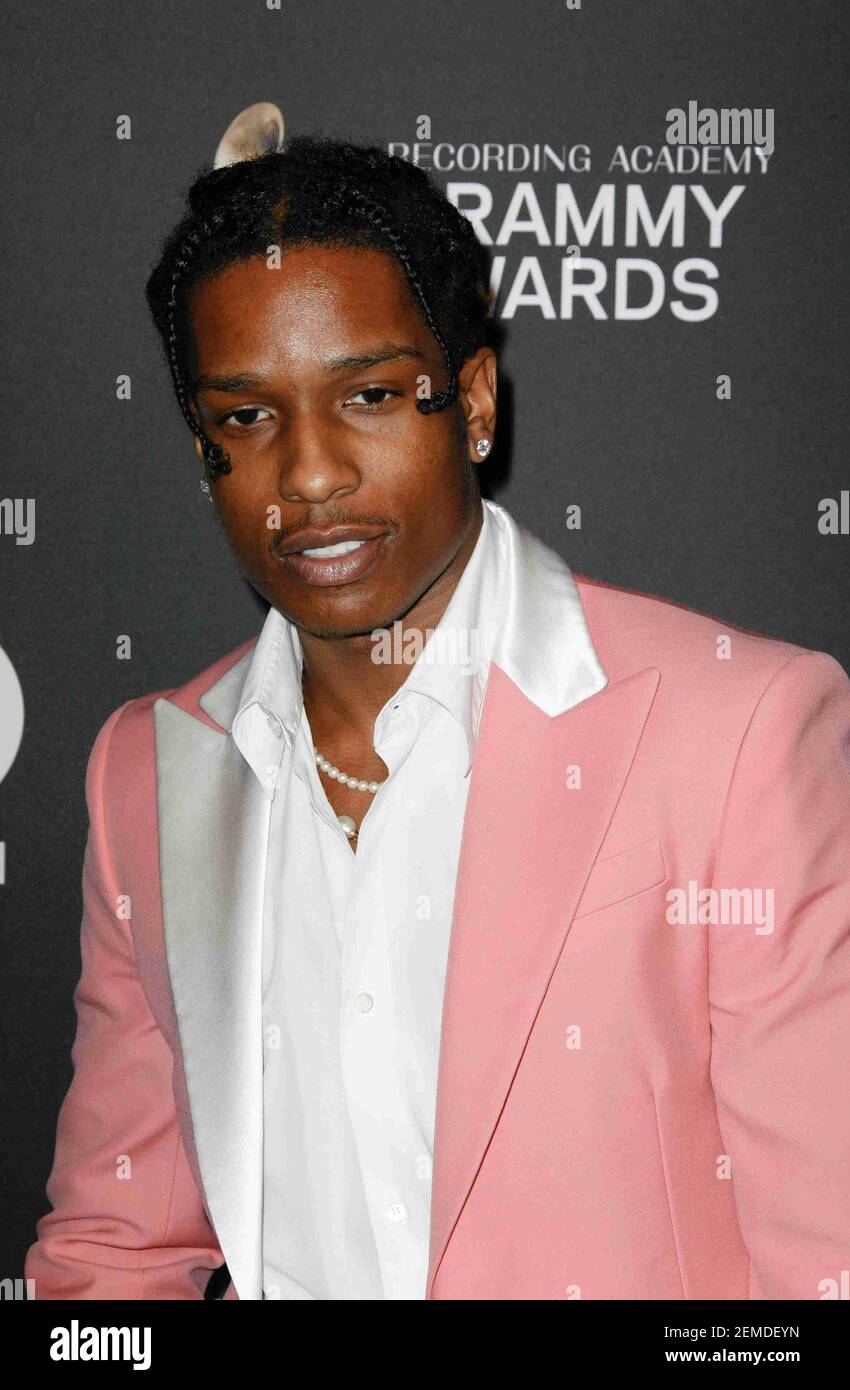 BEVERLY HILLS, CA- FEBRUARY 09: ASAP Rocky at the Clive Davis Pre ...