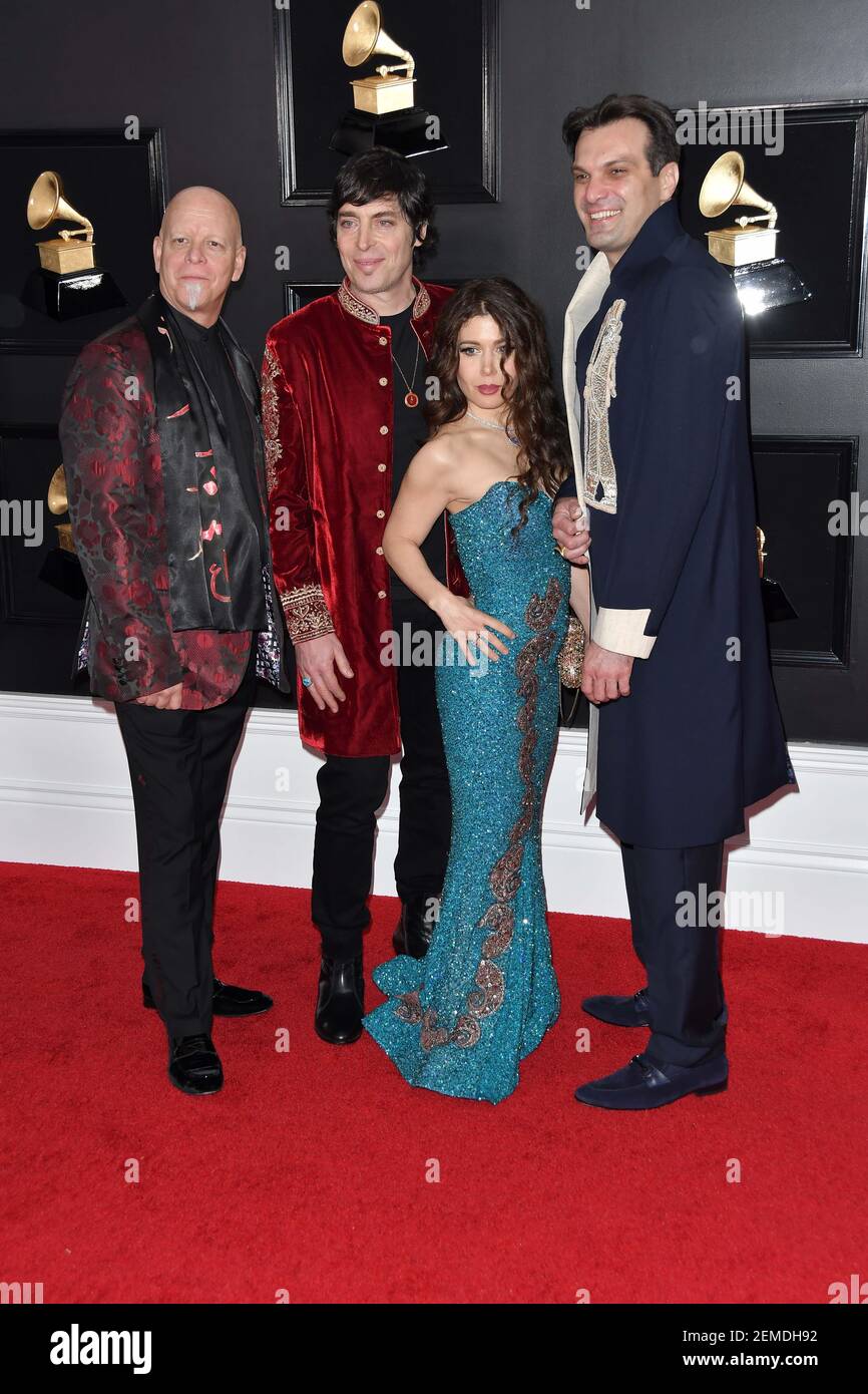 arrives at the 61st Annual Grammy Awards red carpet at the Staples ...