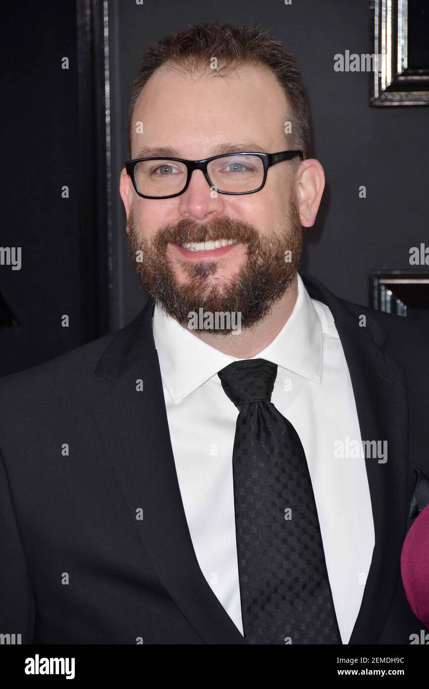 Daniel Shores arrives at the 61st Annual Grammy Awards red carpet at ...