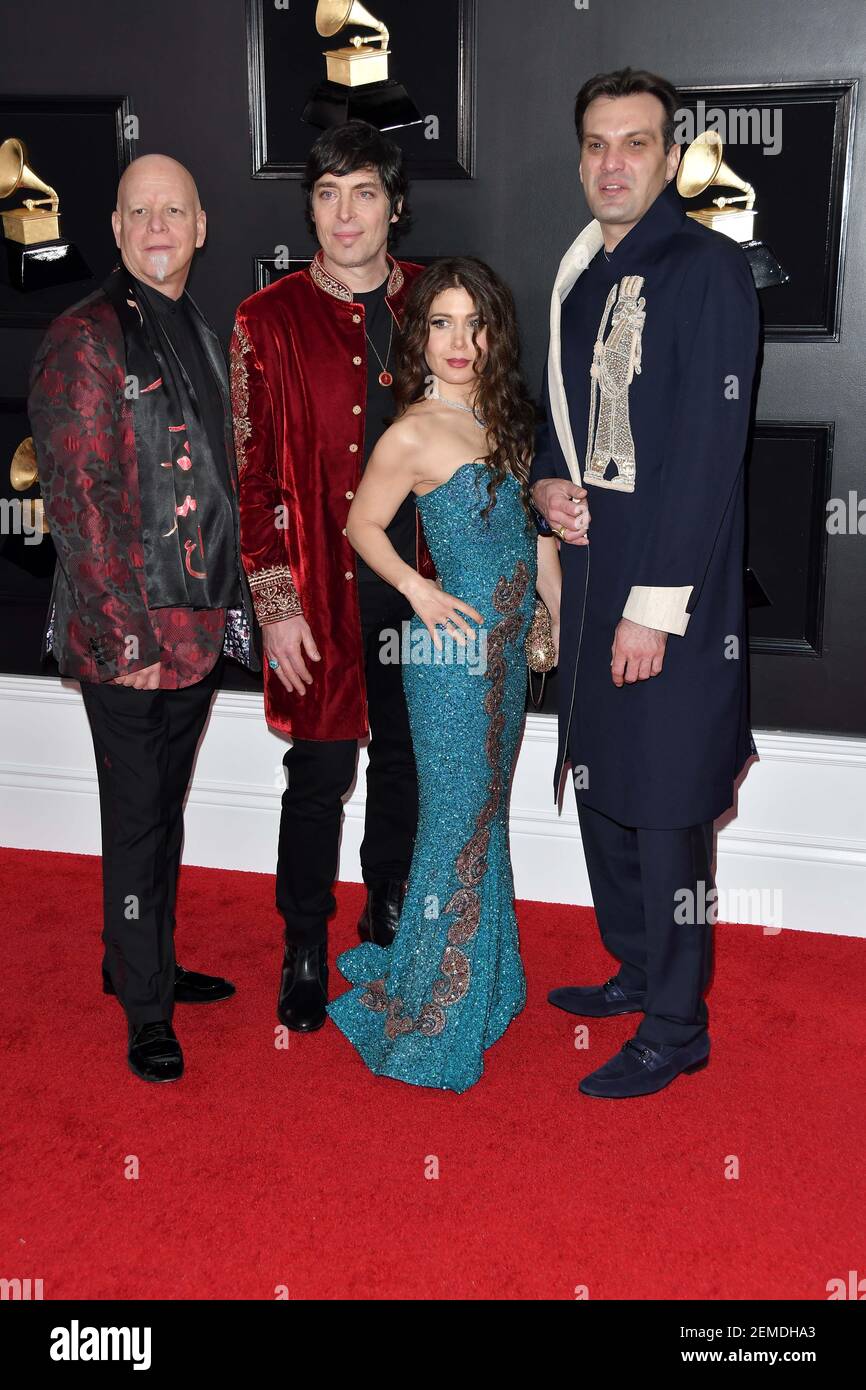 Opium Moon arrives at the 61st Annual Grammy Awards red carpet at the ...