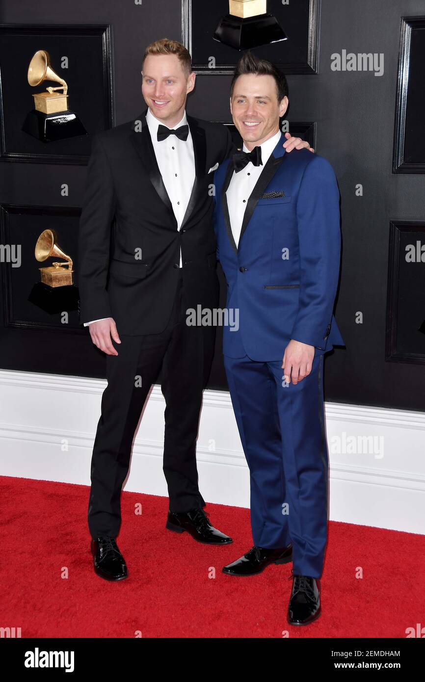 Donald McKiney and Brad Hugunin arrives at the 61st Annual Grammy ...