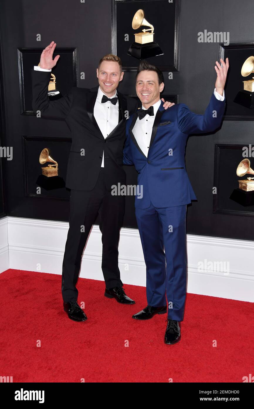 Donald McKiney and Brad Hugunin arrives at the 61st Annual Grammy ...