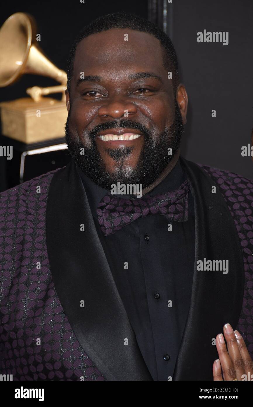 Phillip Boykin arrives at the 61st Annual Grammy Awards red carpet at ...