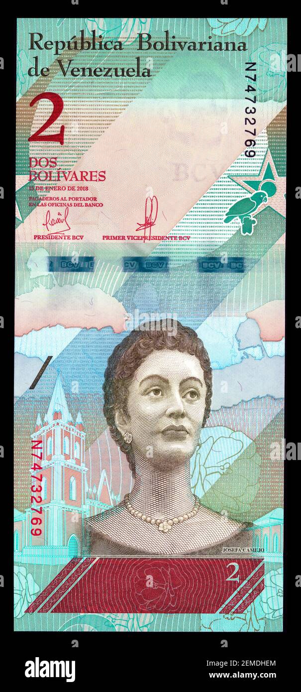 Venezuelan bolivar note hi-res stock photography and images - Alamy
