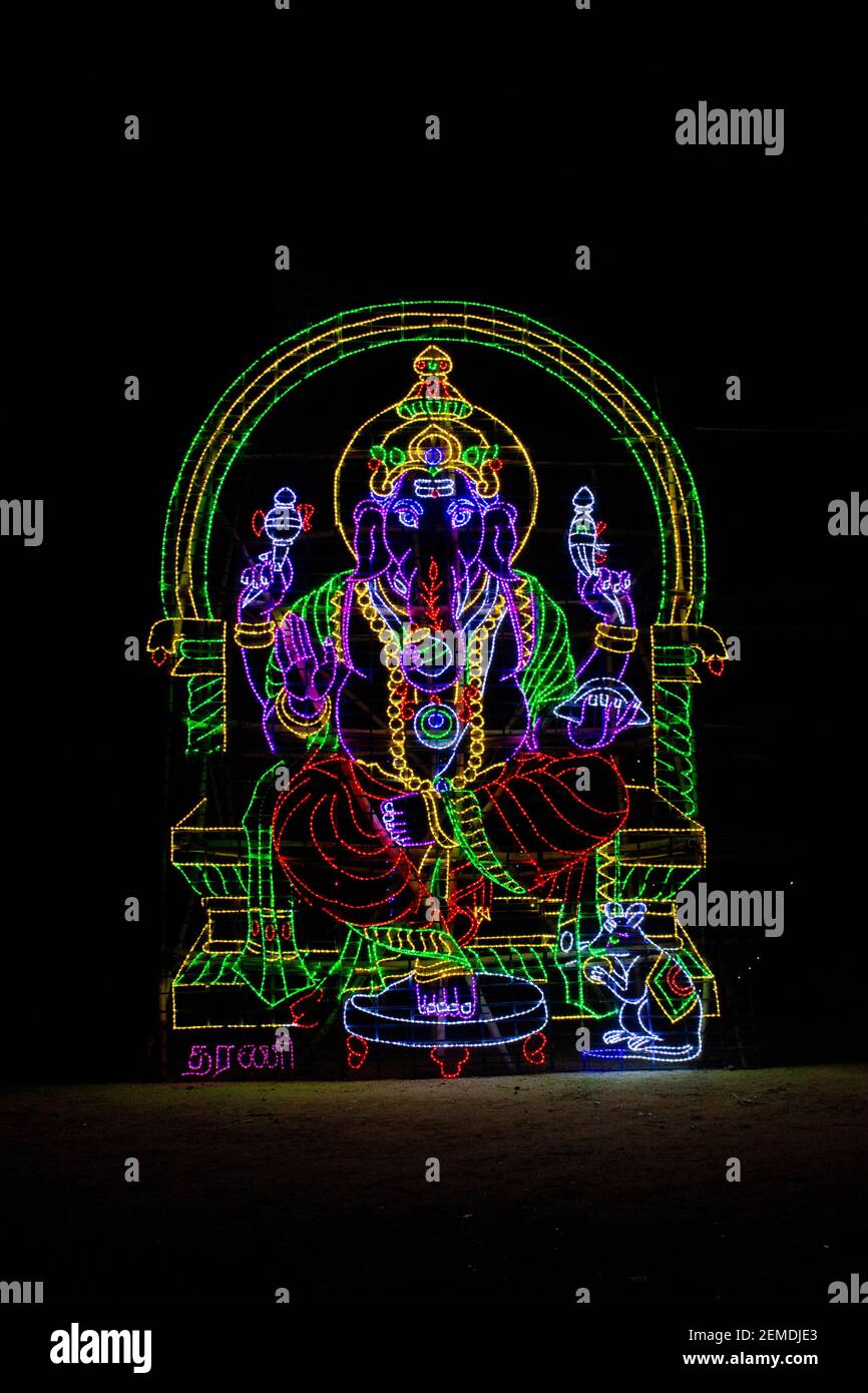 Hindu gods paintings hi-res stock photography and images - Alamy