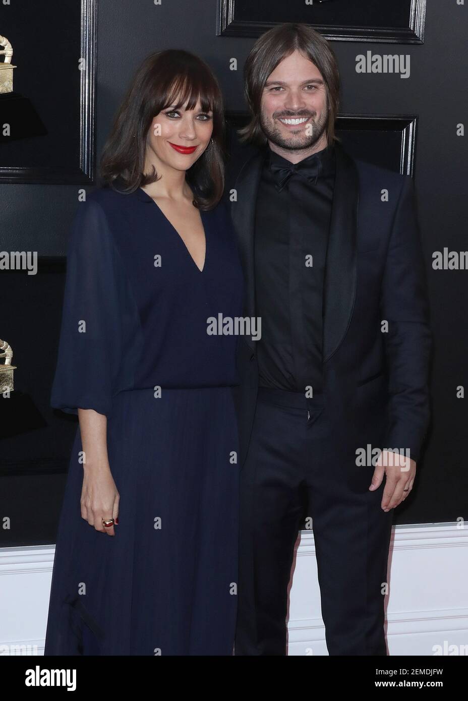 LOS ANGELES - FEBRUARY 10: Rashida Jones and Alan Hicks at the 61st ...