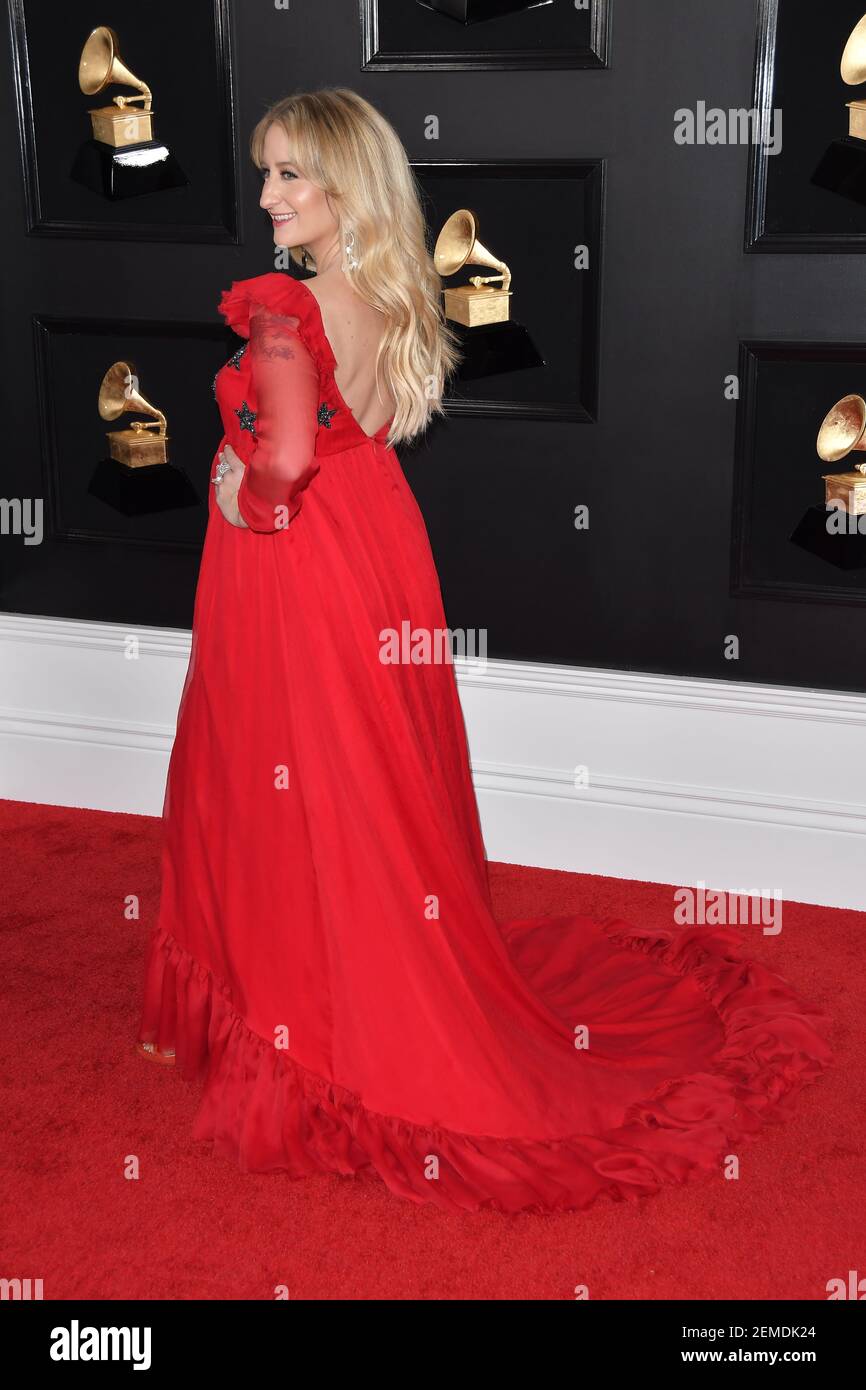 Margo Price arrives at the 61st Annual Grammy Awards red carpet at the ...