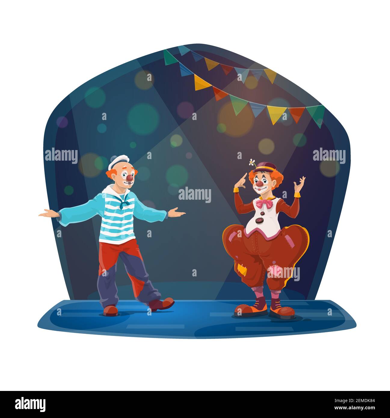 Tramp clown Stock Vector Images - Alamy