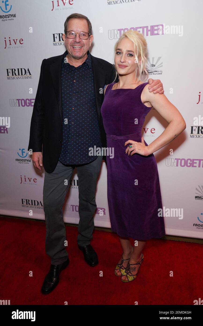 Scott Adler and Jemima Kirke at Los Angeles Premiere Of 'Untogether ...