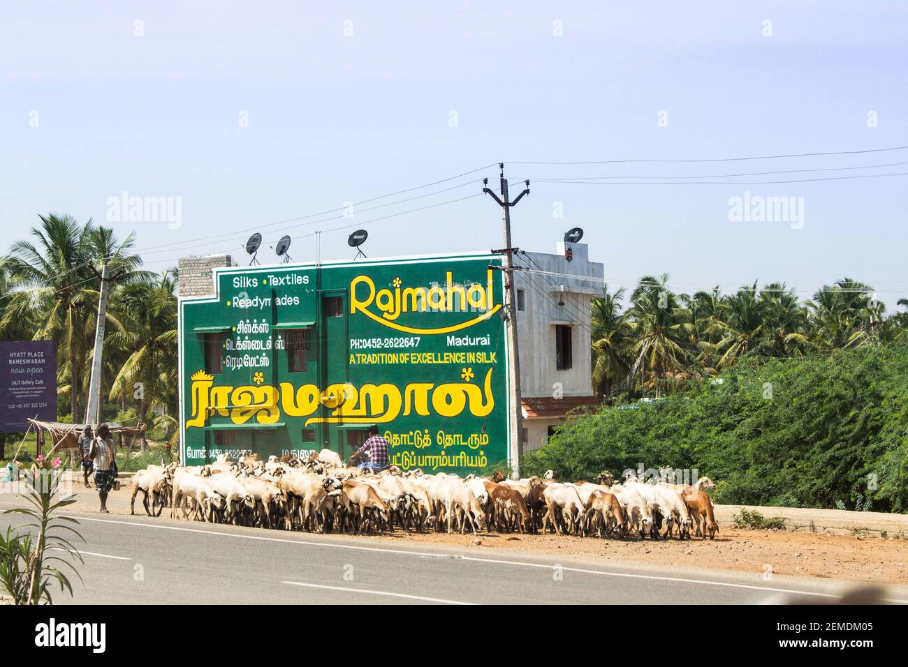 Rameswaram aerial hi-res stock photography and images - Alamy