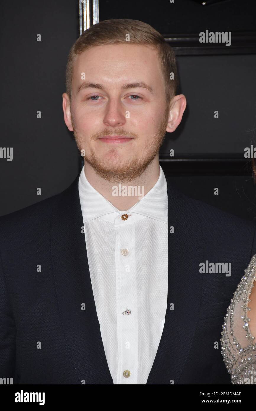 Guy Lawrence of Disclosure arrives at the 61st Annual Grammy Awards red ...
