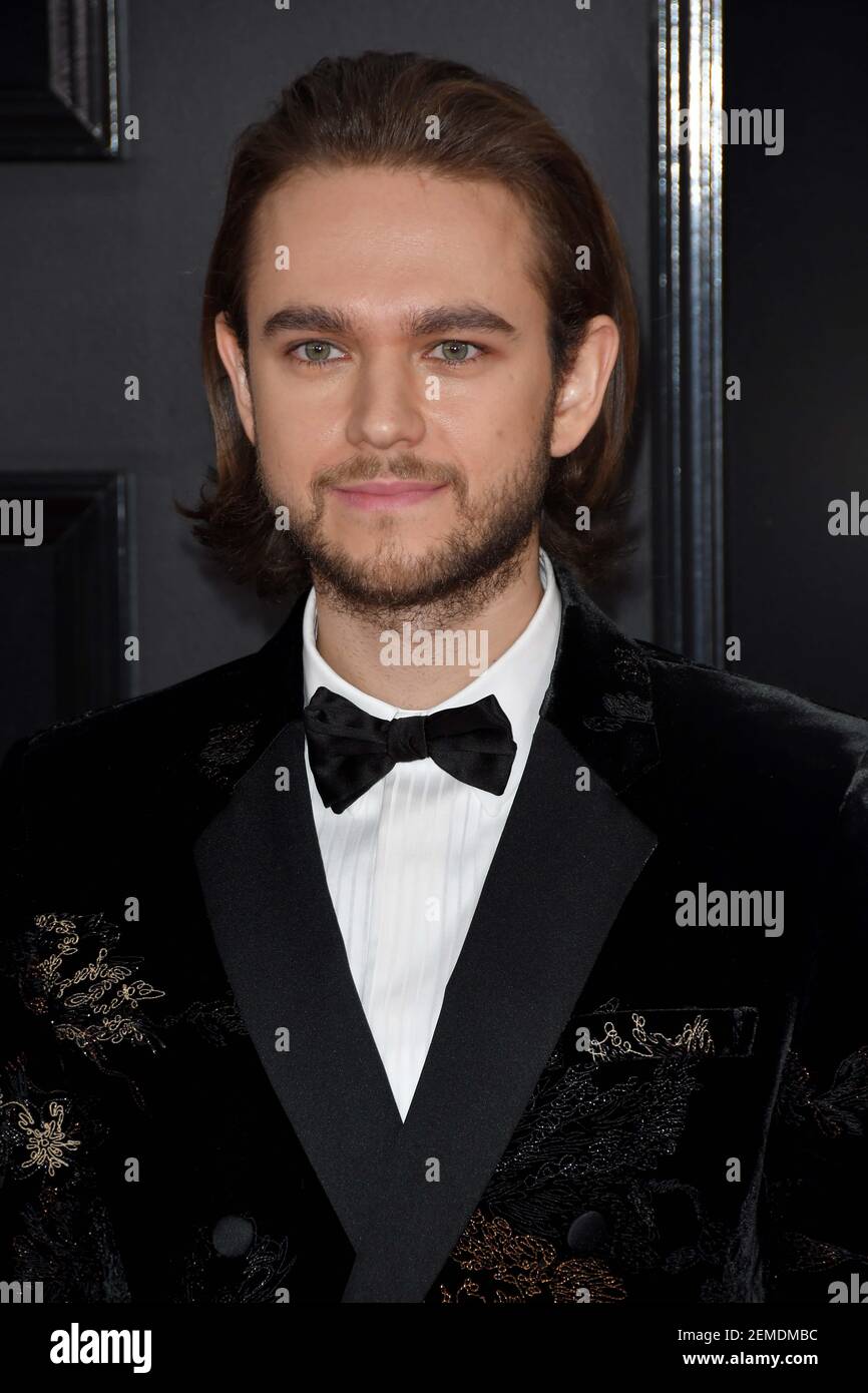 Zedd arrives at the 61st Annual Grammy Awards red carpet at the Staples ...