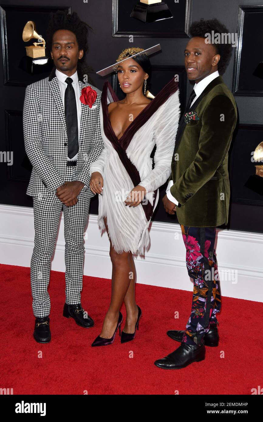 Janelle Monae and Deep Cotton arrives at the 61st Annual Grammy Awards ...