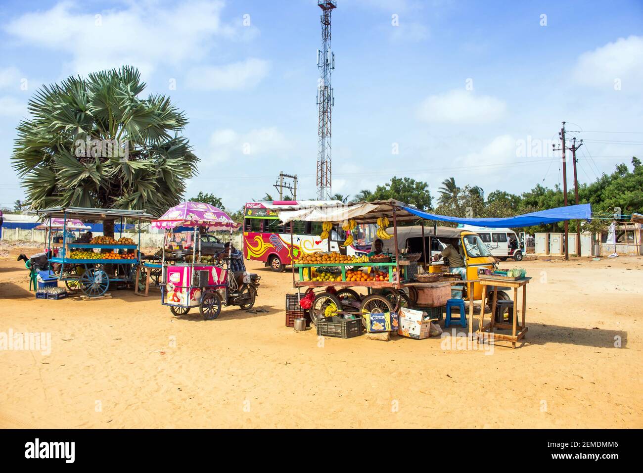 Rameswaram aerial hi-res stock photography and images - Alamy