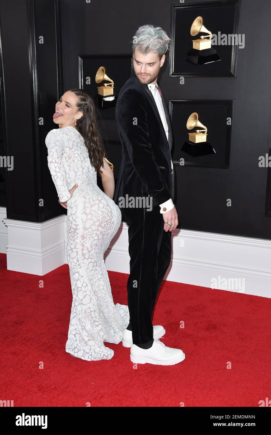 Tucker Halpern and Sophie Hawley-Weld of Sofi Tukker arrives at the ...