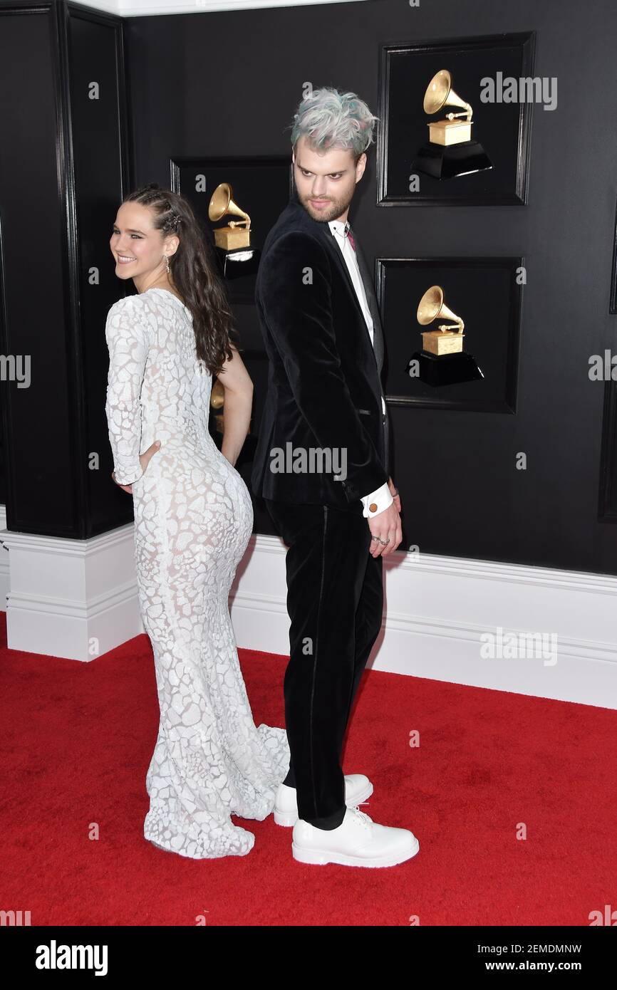 Tucker Halpern and Sophie Hawley-Weld of Sofi Tukker arrives at the ...