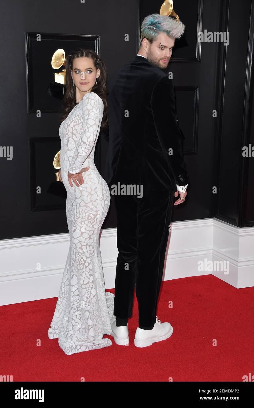 Tucker Halpern and Sophie Hawley-Weld of Sofi Tukker arrives at the ...
