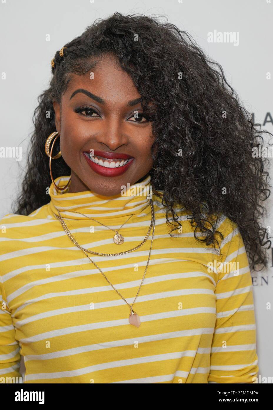 Loren Lott at the 2019 Grammys Style Lounge presented by Red Carpet ...