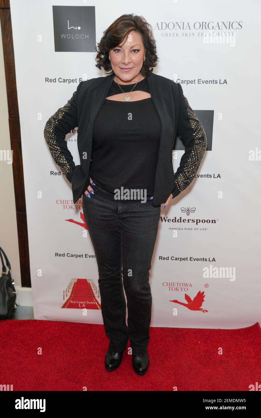 Mimi Lesseos at the 2019 Grammys Style Lounge presented by Red Carpet ...