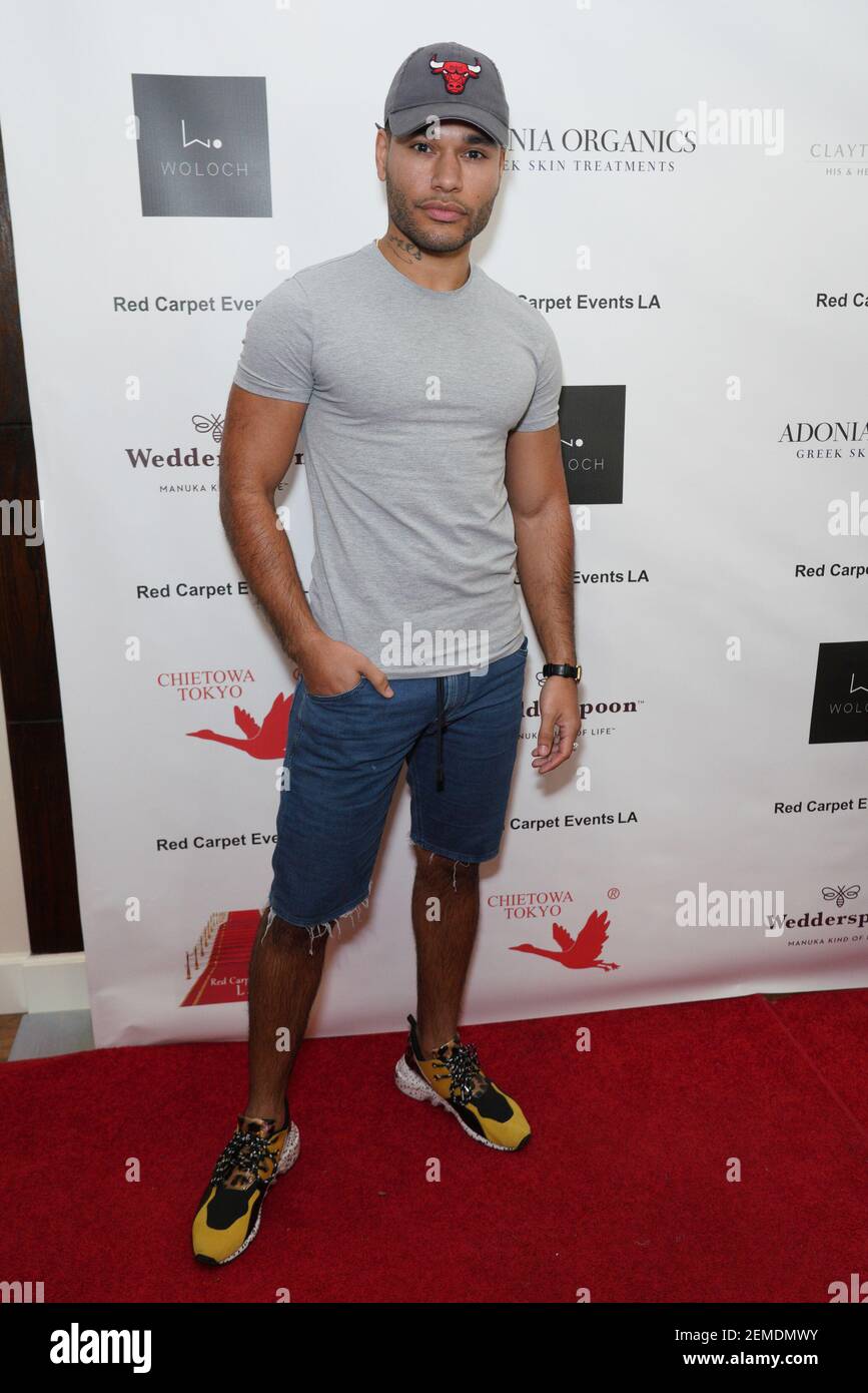 Jozea Flores at the 2019 Grammys Style Lounge presented by Red Carpet ...