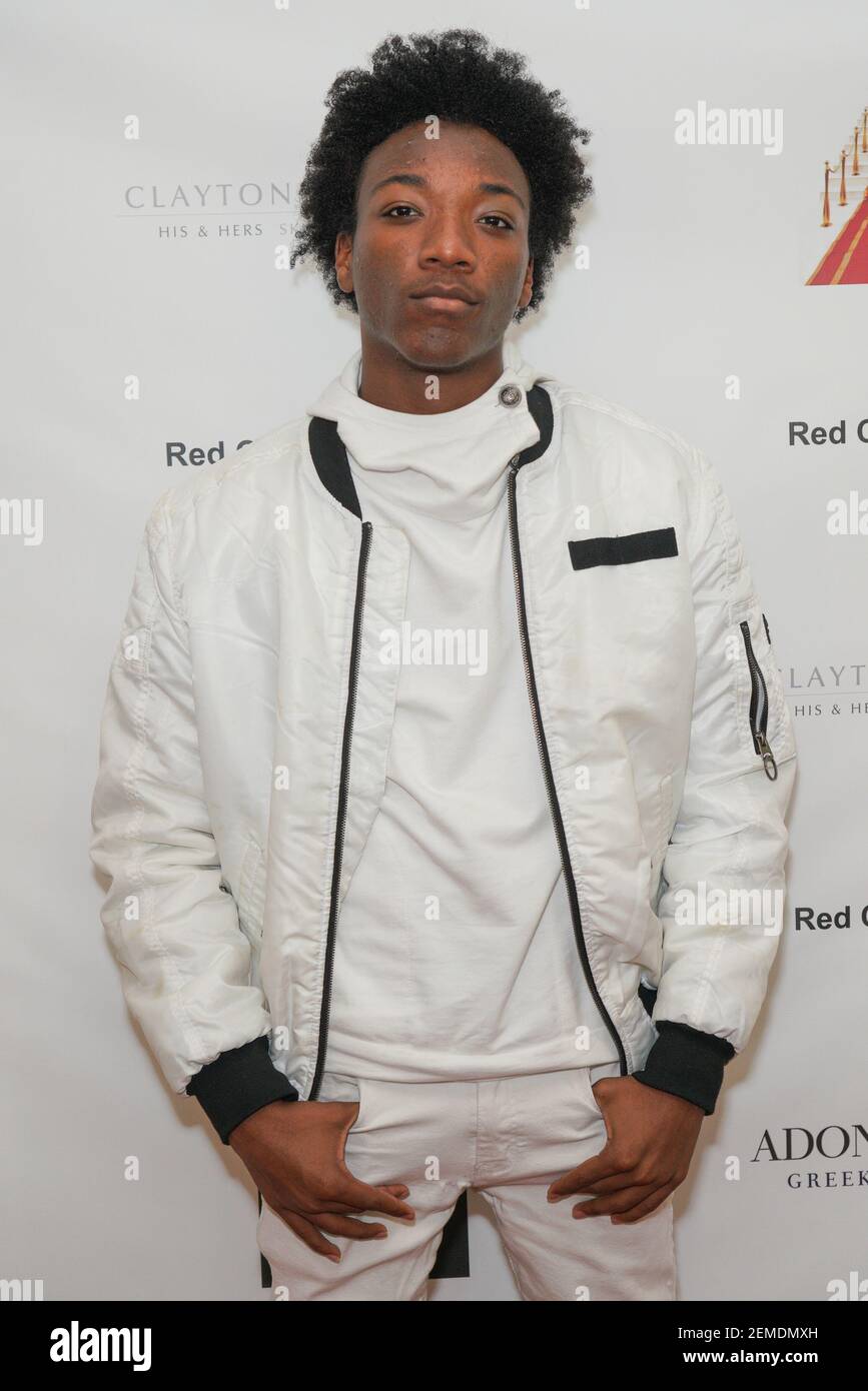 Jaheem Toombs at the 2019 Grammys Style Lounge presented by Red Carpet ...