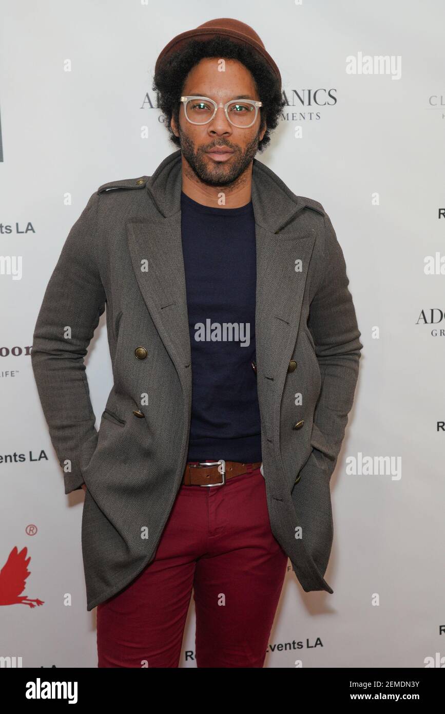 Jonathan Fernandez at the 2019 Grammys Style Lounge presented by Red ...