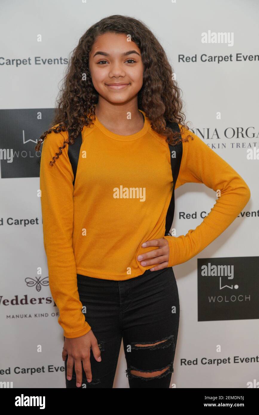 McKenna Roberts at the 2019 Grammys Style Lounge presented by Red ...