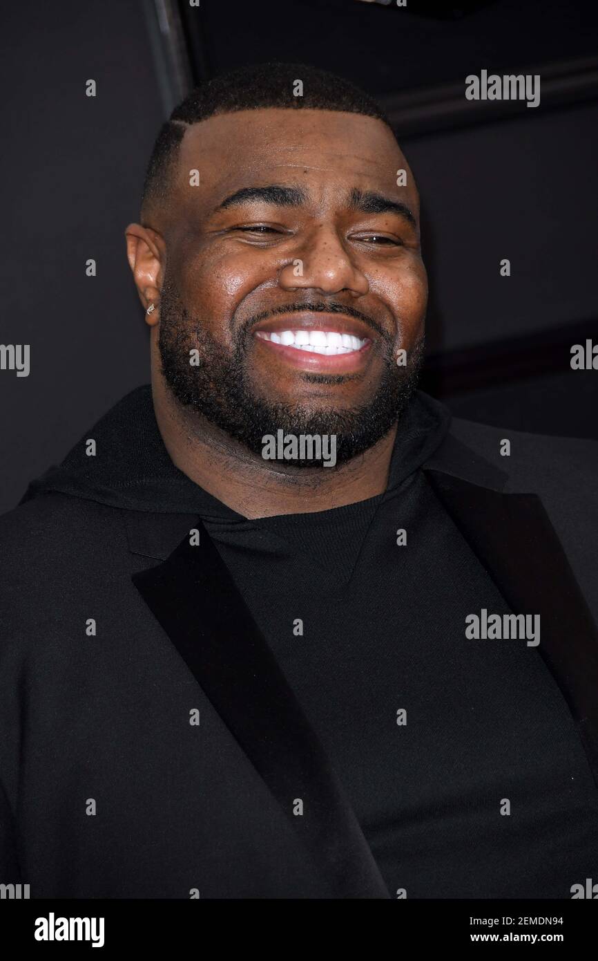 J. White arrives at the 61st Annual Grammy Awards red carpet at the ...
