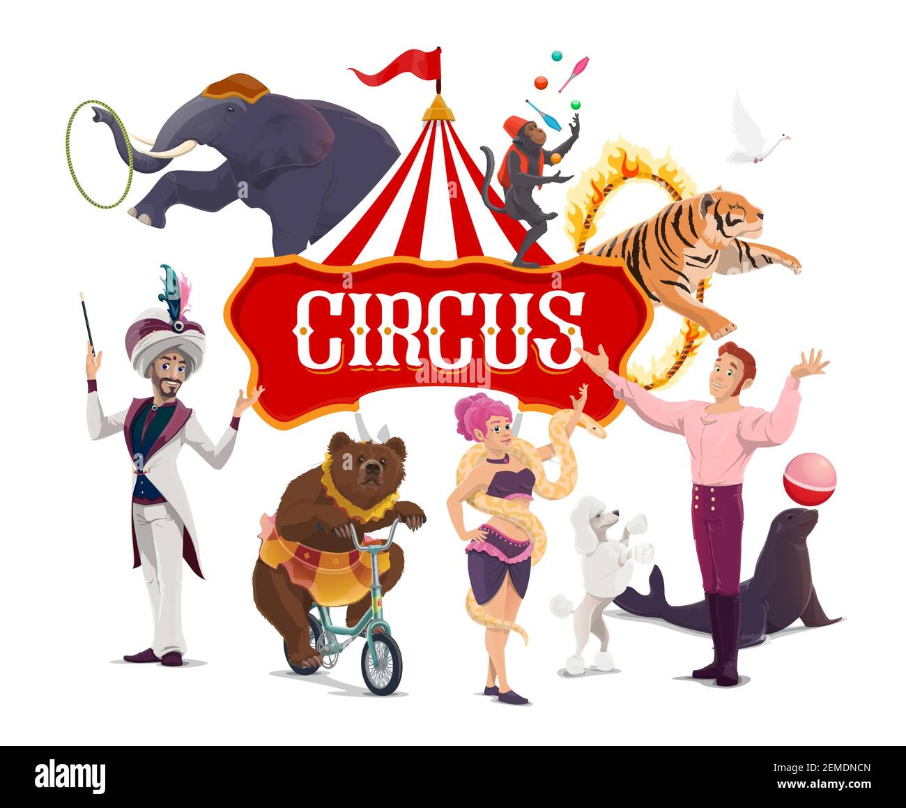 Circus poster snake hi-res stock photography and images - Alamy
