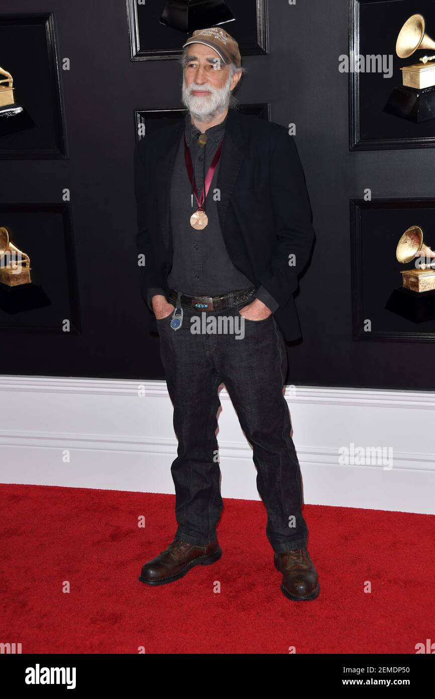 Jim Leary arrives at the 61st Annual Grammy Awards red carpet at the ...