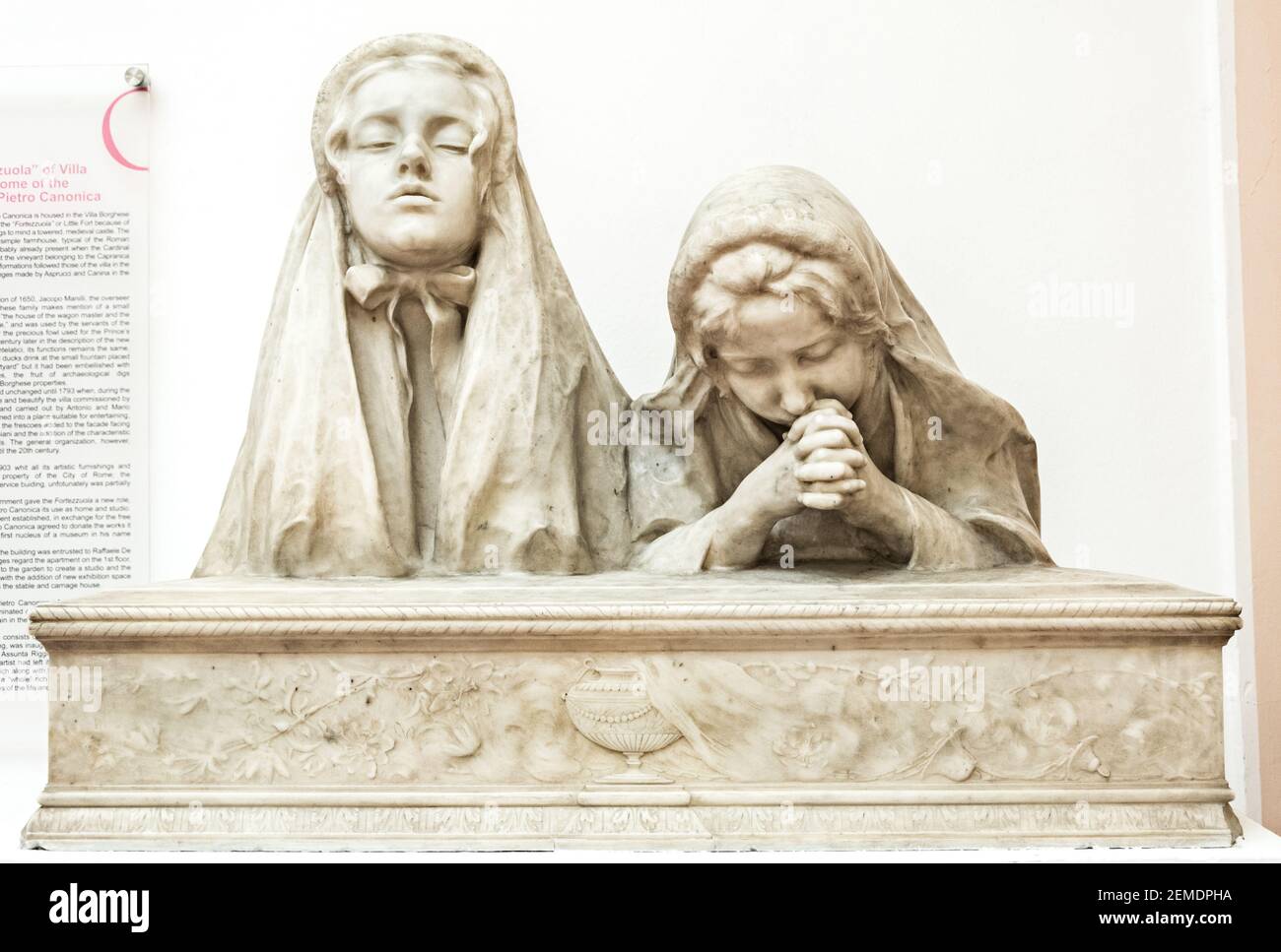 Rome, Italy - Oct 04, 2018: Beautiful sculpture in the house-museum of ...