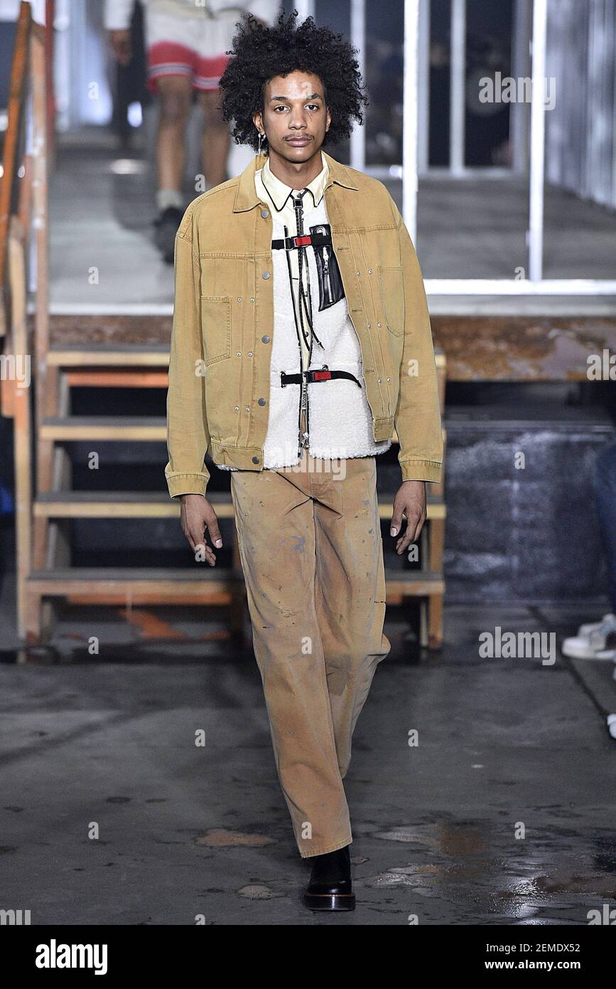 Model walks on the runway during the John Elliott Fashion Show at New ...
