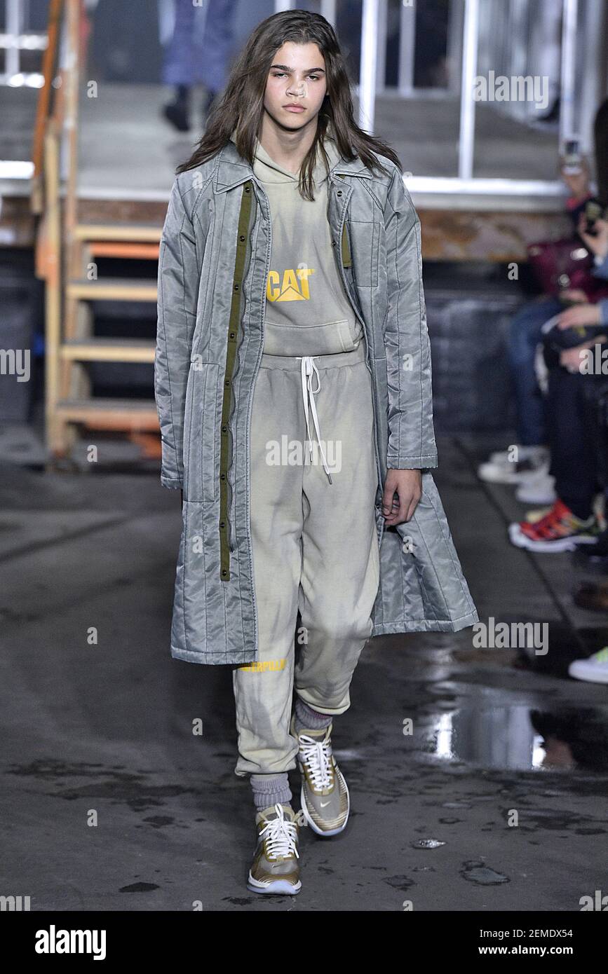 Model walks on the runway during the John Elliott Fashion Show at New ...