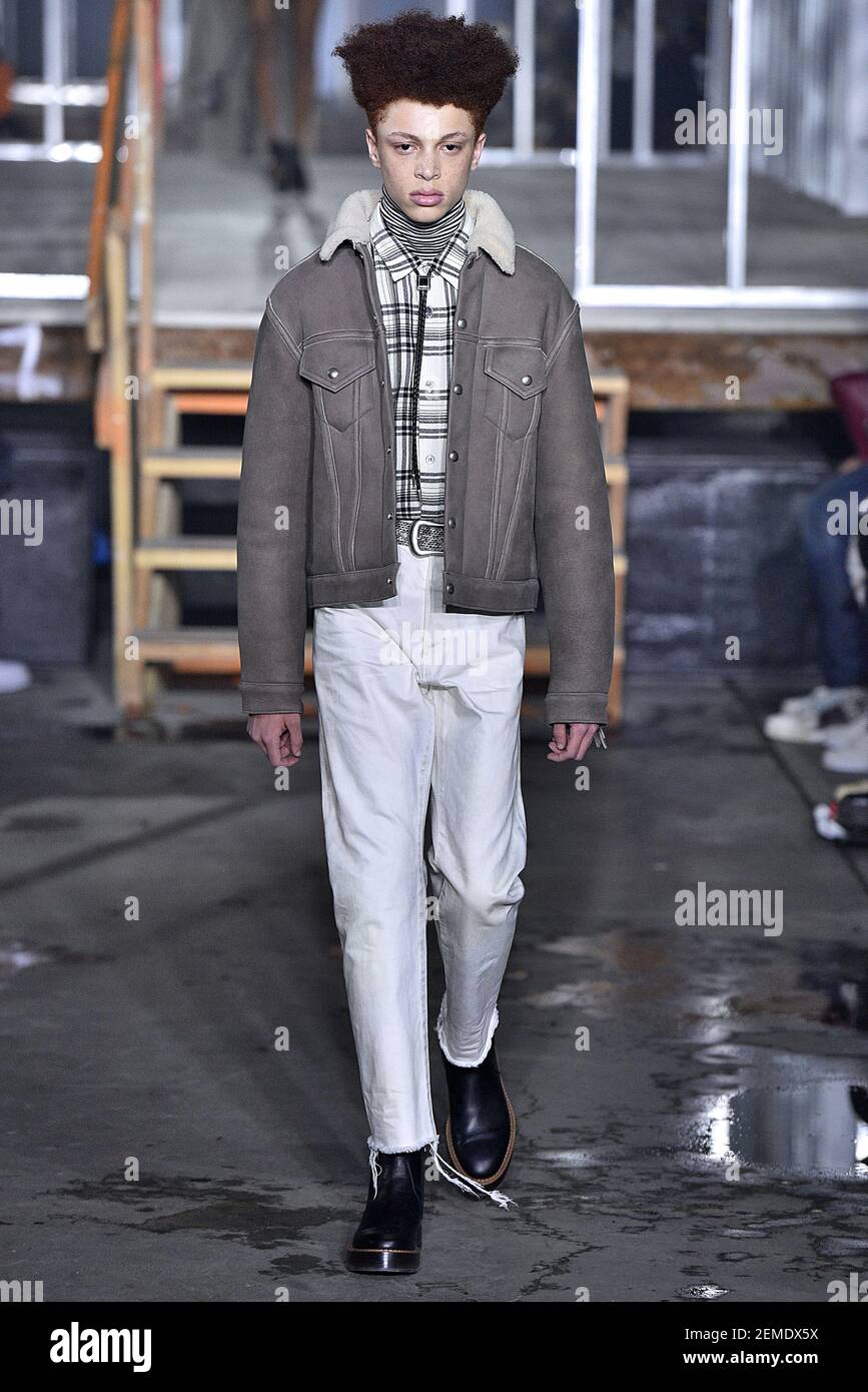 Model walks on the runway during the John Elliott Fashion Show at New ...