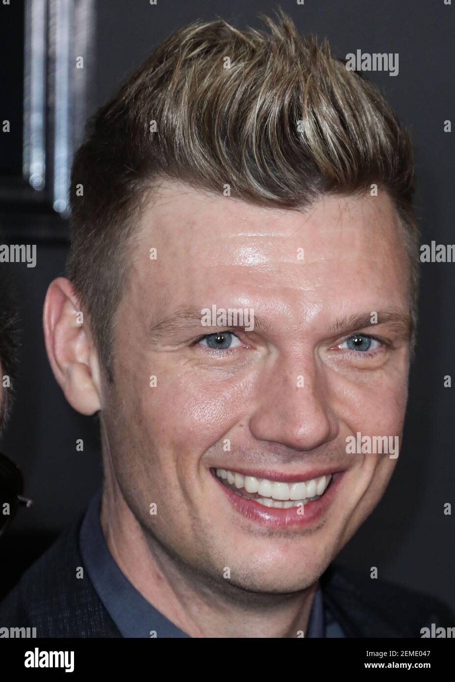 LOS ANGELES, CA, USA - FEBRUARY 10: Nick Carter arrives at the 61st ...