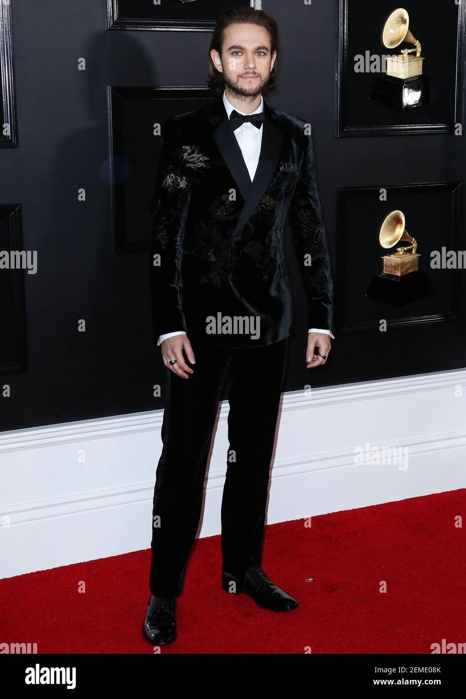 LOS ANGELES, CA, USA - FEBRUARY 10: DJ Zedd, Anton Zaslavski wearing an ...