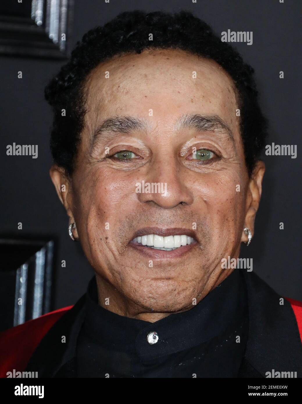LOS ANGELES, CA, USA - FEBRUARY 10: Smokey Robinson arrives at the 61st ...