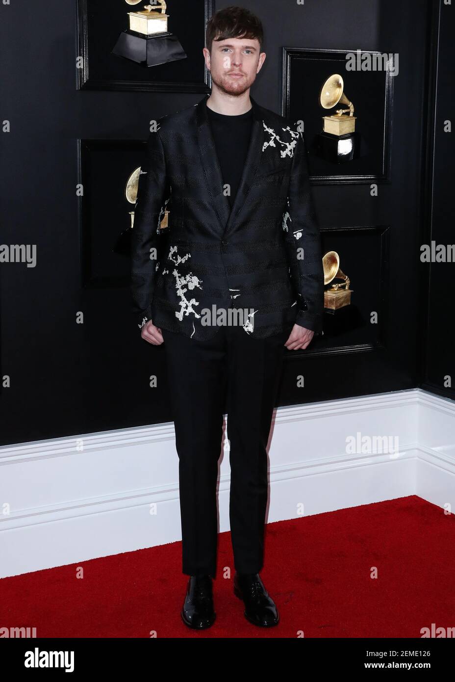 LOS ANGELES, CA, USA - FEBRUARY 10: James Blake arrives at the 61st ...