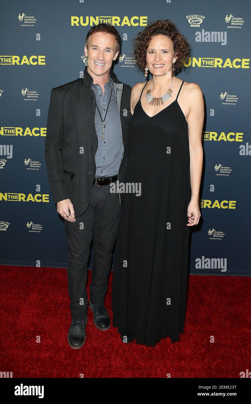 Darren Moorman, Krista Moorman attend the Premiere Of Roadside ...