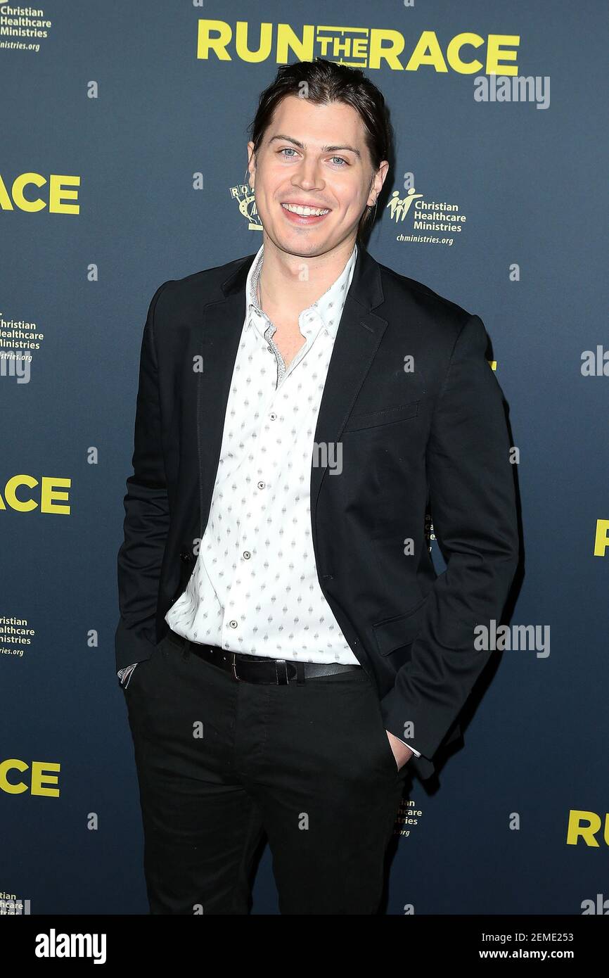 Tanner Stine attends the Premiere Of Roadside Attractions "Run The Race ...