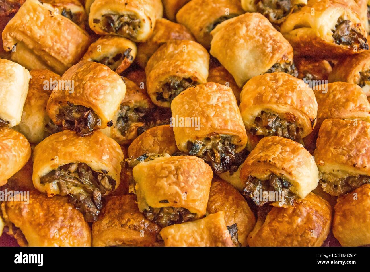 canapes, sandwiches in assortment close up Stock Photo - Alamy