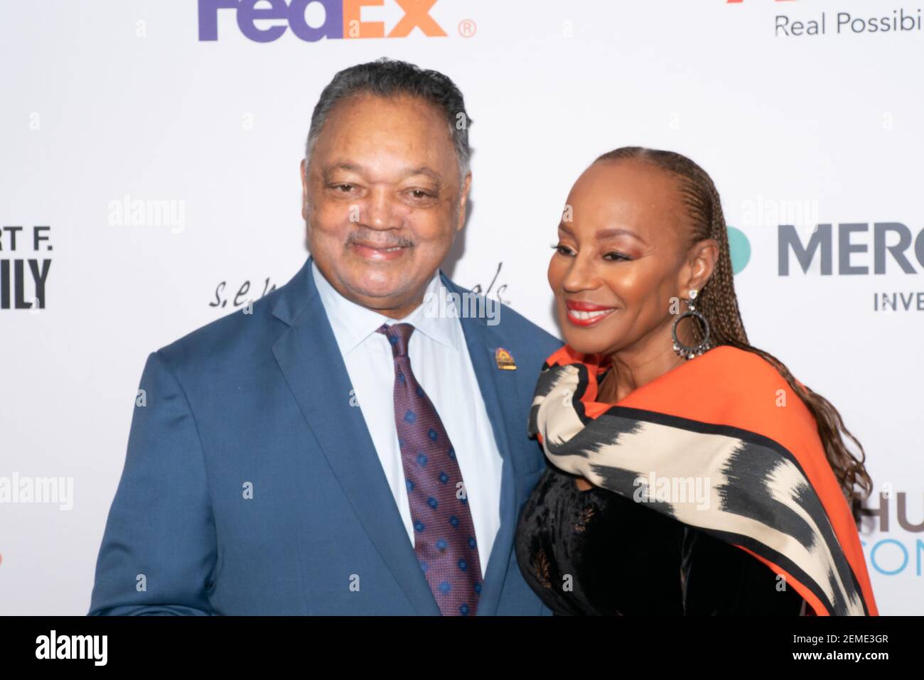 Rev Jesse Jackson and Susan L Taylor attend the National Cares ...