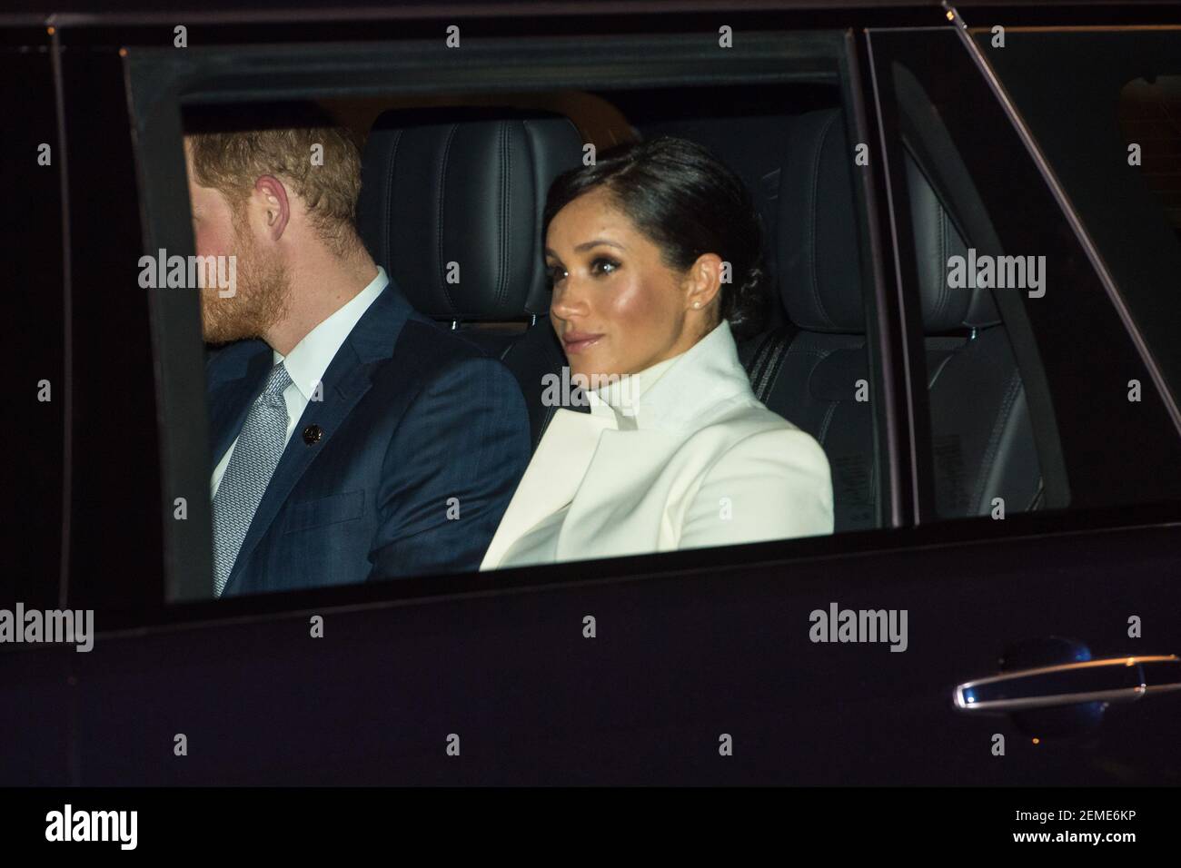 Meghan Duchess of Sussex arrives at the Natural History Museum gala ...