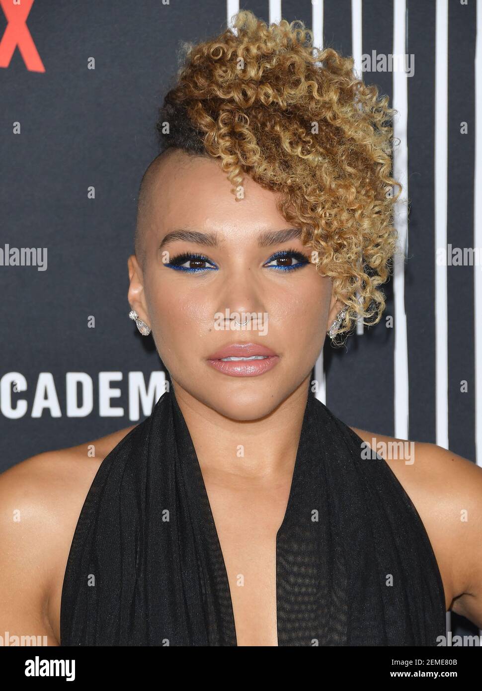 Emmy Raver-Lampman arrives at Netflix's "The Umbrella Academy" Season 1 ...