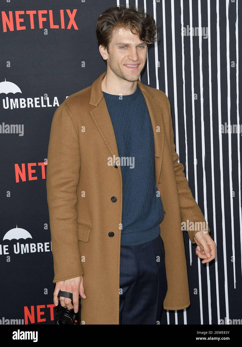 Keegan Allen arrives at Netflix's "The Umbrella Academy" Season 1 ...