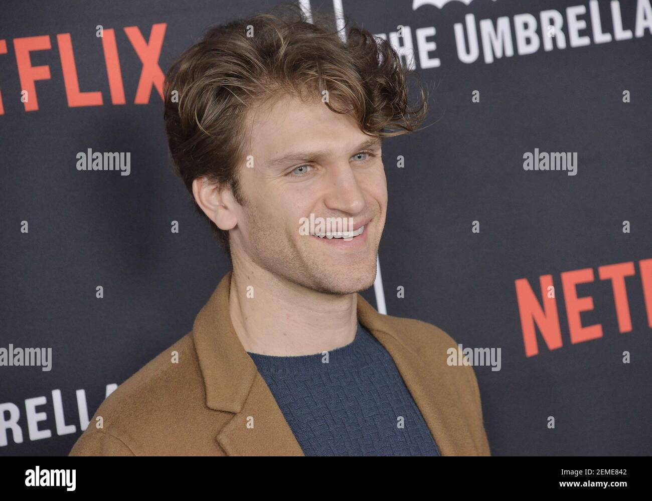 Keegan Allen arrives at Netflix's "The Umbrella Academy" Season 1 ...