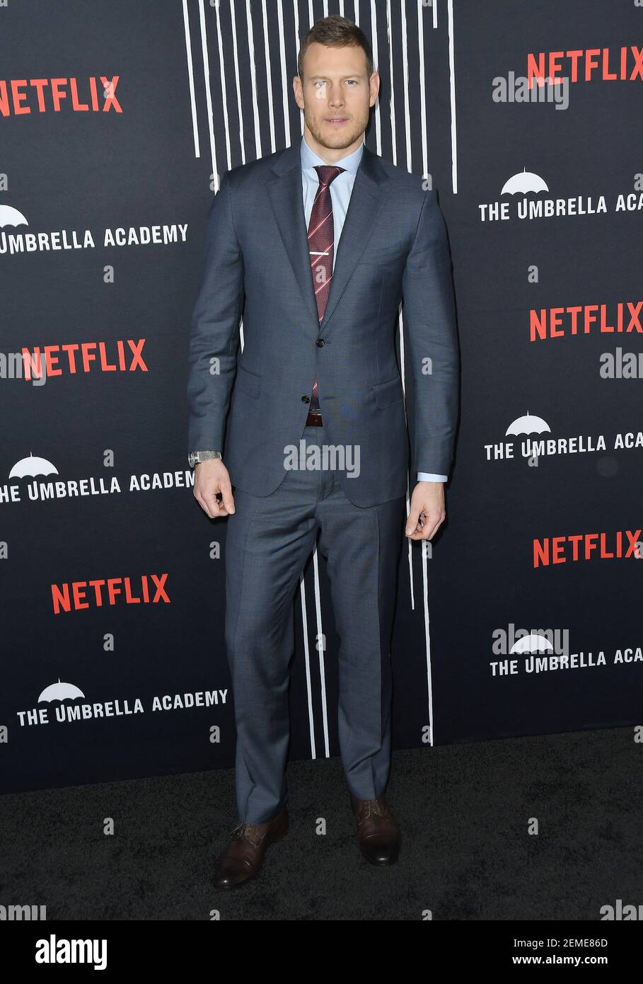 Tom Hopper arrives at Netflix's "The Umbrella Academy" Season 1 ...
