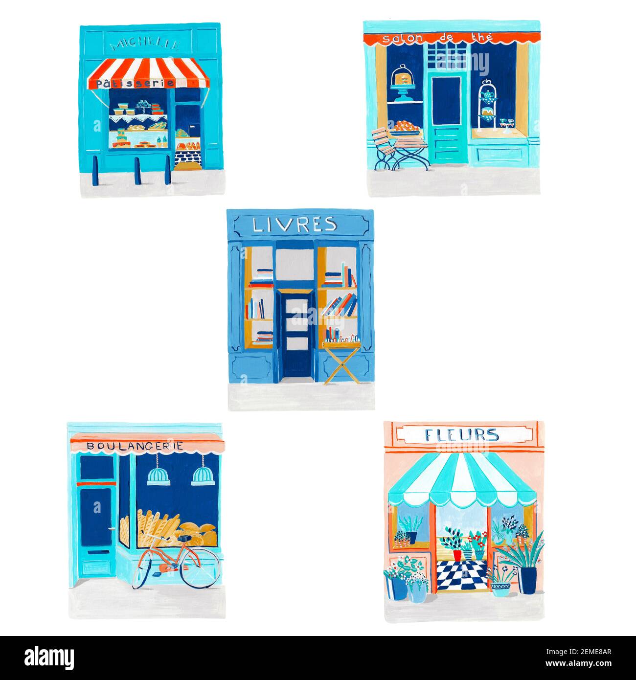 French bakery stores hi-res stock photography and images - Alamy